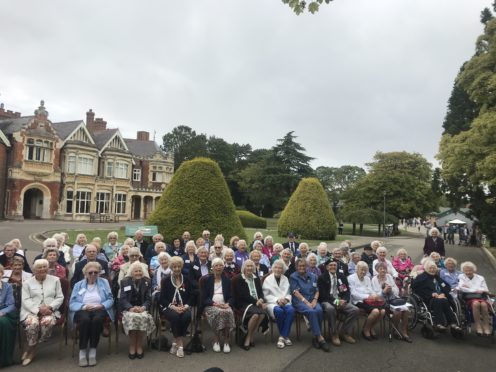 A great day for Bletchley Park veterans. More than 80 were honoured on ...